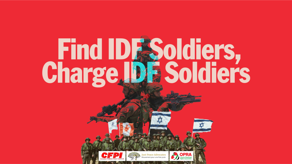 Release: Canada Must Investigate Canadians who Served in the IDF › Just ...