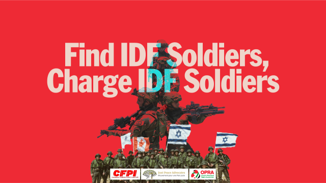 Release: Canada Must Investigate Canadians who Served in the IDF › Just ...