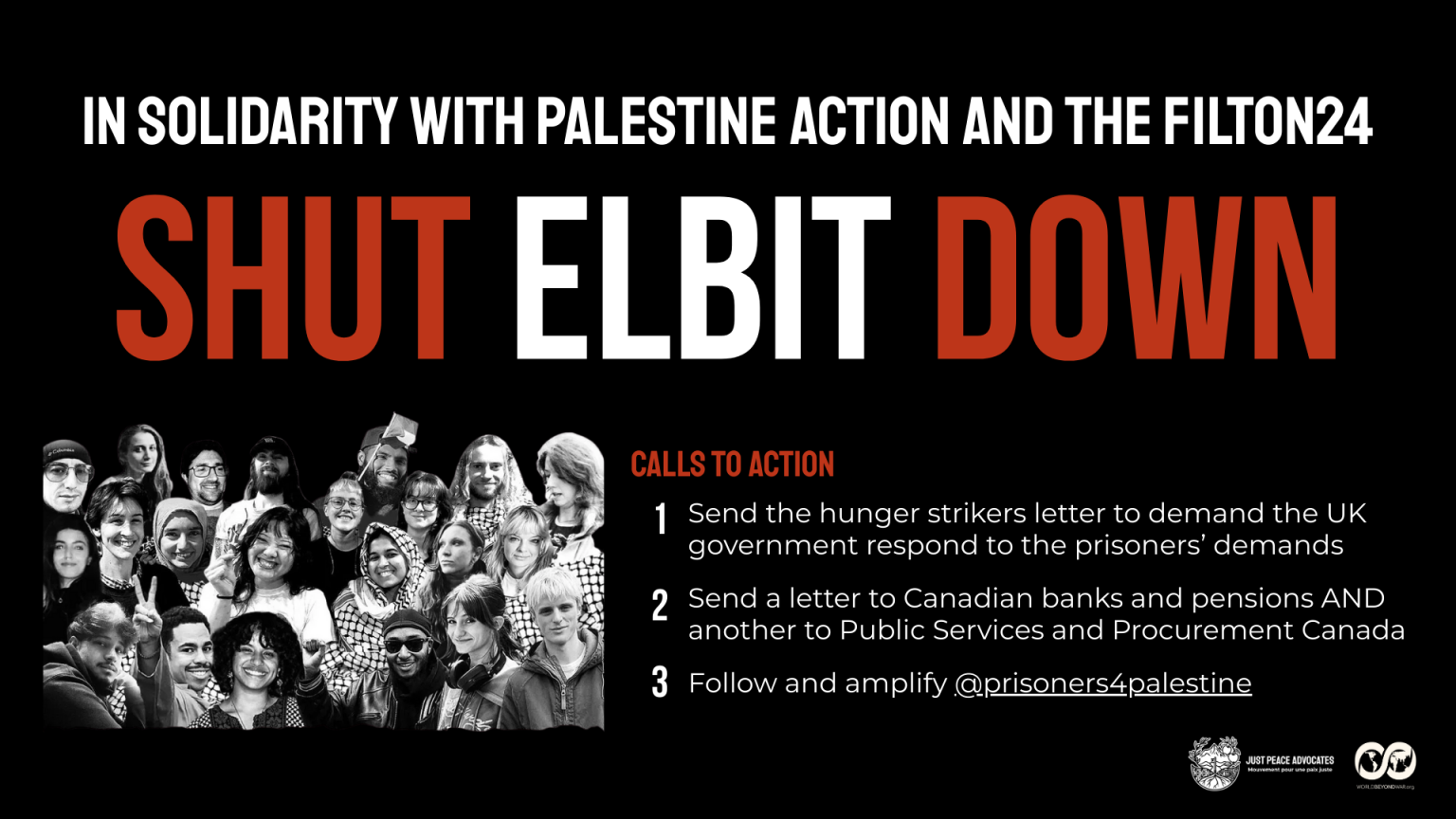 In solidarity with Palestine Action and the Filton24