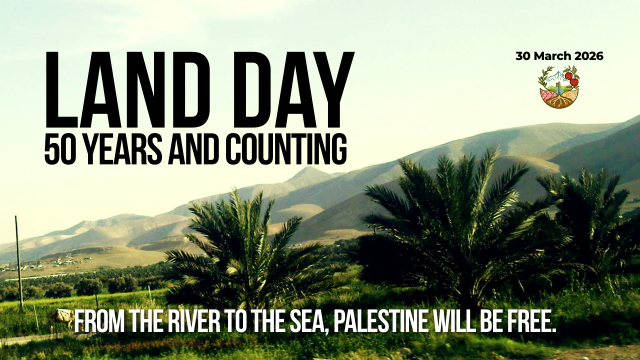 Land Day 2026: 50 years and counting › Just Peace Advocates